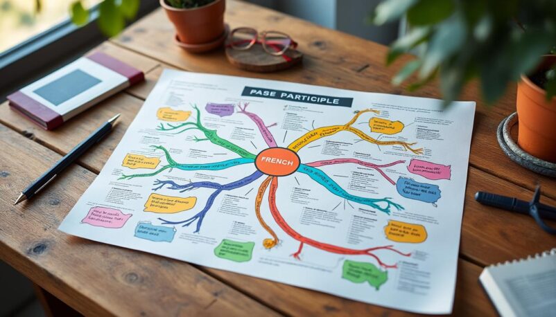 Carte mentale : accord du participe passé pour mieux comprendre la ...